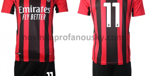 AC Milán Dres Zlatan Ibrahimovic 11 Domácí Fotbalové Dresy pro Děti ...